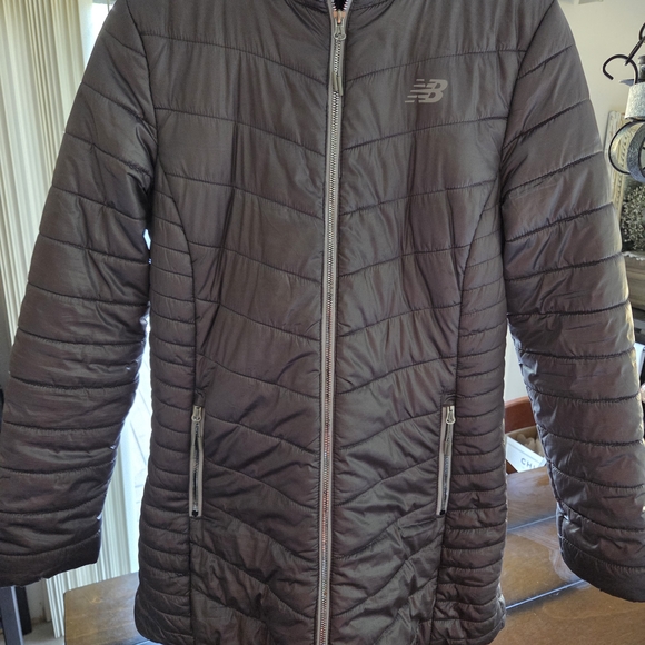 New Balance | Jackets & Coats | New Balance Hooded Puffer Tech Jacket ...
